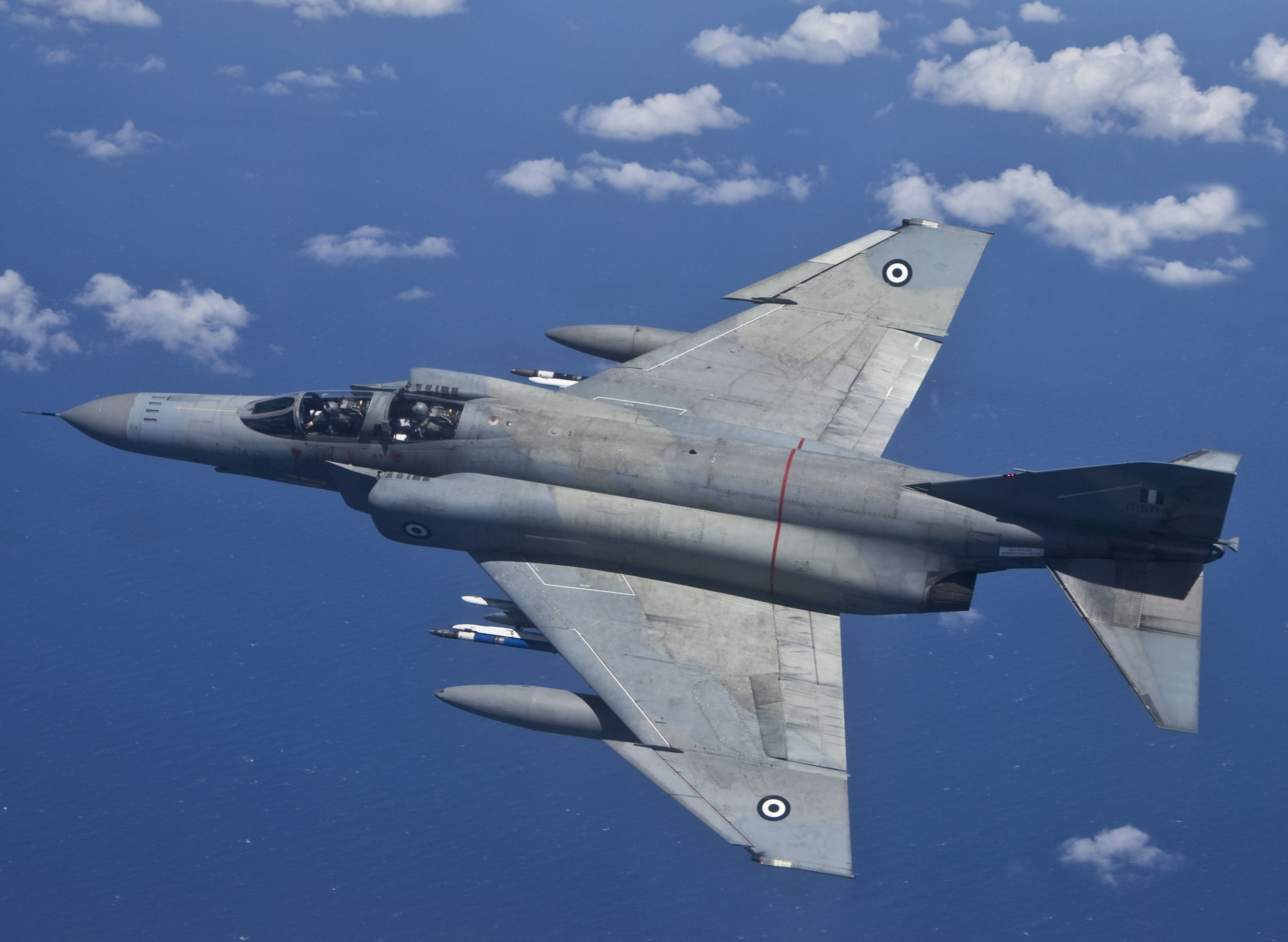 McDonnell Douglas F-4E Phantom II – Peace Icarus 2000 – Γαλανόλευκα Φτερά – Blue White Wings